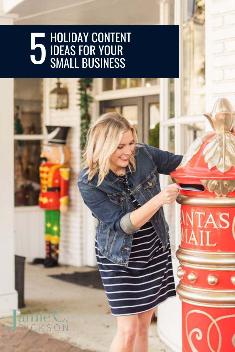 10 Holiday Content Ideas for Small Businesses and Podcasters • Jamie C ...
